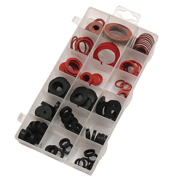 BikeTek Rubber Sealing Washer 141 Piece Assortment Kit | Laguna Direct