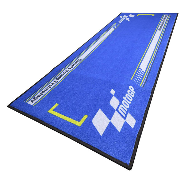 BikeTek 'Series 4' MotoGP Blue Garage Mat | Laguna Direct