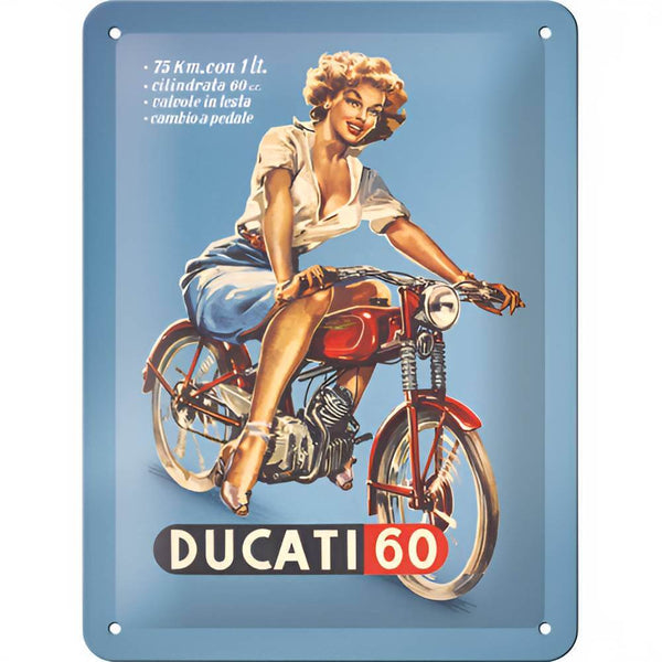 Ducati 60 Tin Sign | Laguna Direct