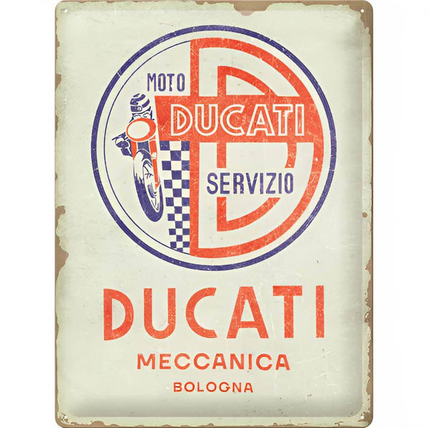 Ducati Moto Servizio Tin Sign | Laguna Direct