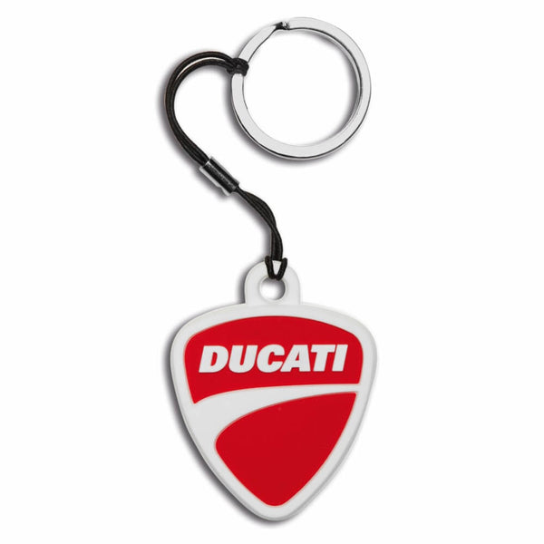 Ducati Shield Rubber Key Ring | Laguna Direct