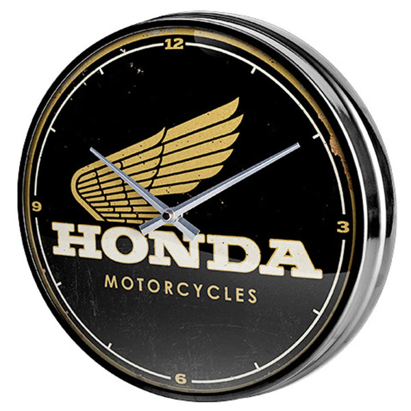 Honda Motorcycles Gold Wall Clock | Laguna Direct