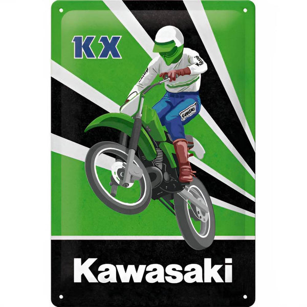 Kawasaki KX Tin Sign | Laguna Direct