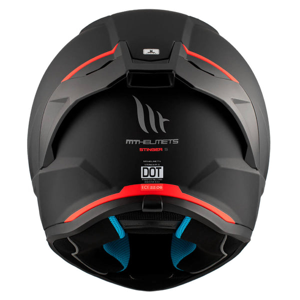 MT Stinger 2 Helmet Solid A1 Matt Black | Laguna Direct