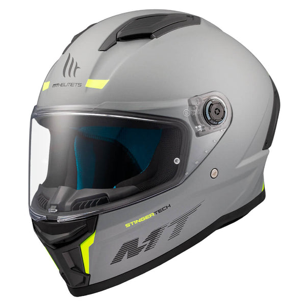 MT Stinger 2 Helmet Solid A2 Titanium Matt Grey | Laguna Direct