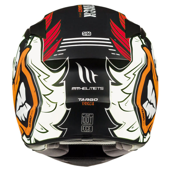 MT Targo Truck Helmet Black / Red / White | Laguna Direct