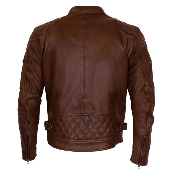 Merlin Chester Leather Jacket Brown | Laguna Direct