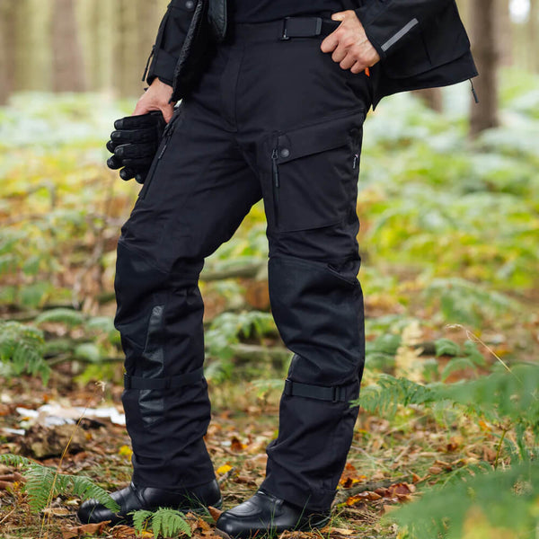 Merlin Condor Laminated D3O Explorer Trousers Regular Black | Laguna Direct