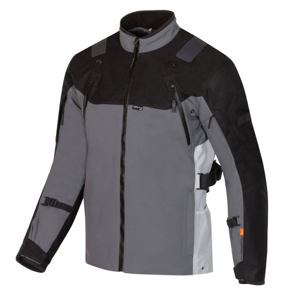 Merlin Navar Laminated D3O Explorer Jacket Black / Grey | Laguna Direct