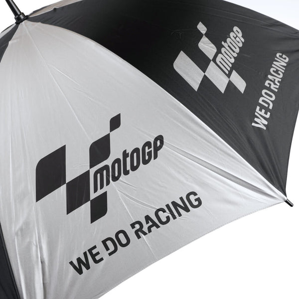 MotoGP "We Do Racing" Track Umbrella Black / Silver | Laguna Direct