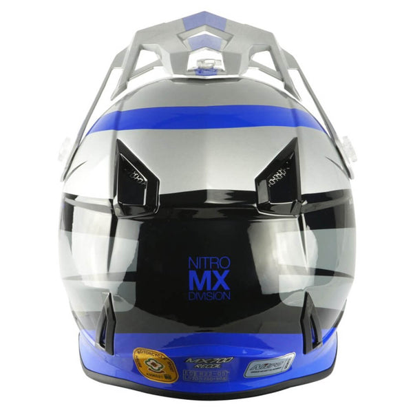 Nitro MX700 Recoil Motocross Helmet Blue | Laguna Direct