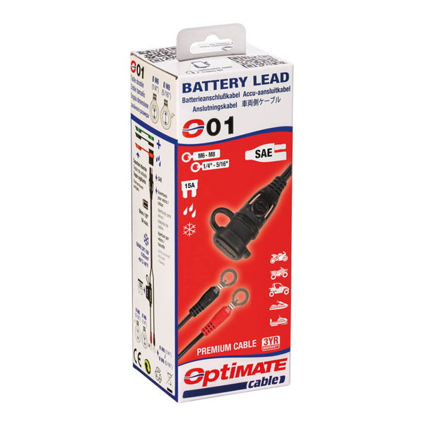 OptiMate SAE Weatherproof Eyelet Lead O1 | Laguna Direct