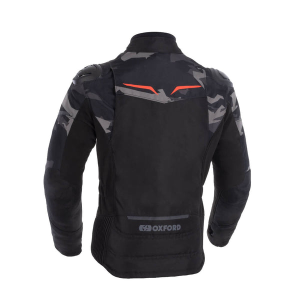 Oxford Omega 1.0 D2D WS Jacket Black / Cam / Red | Laguna Direct