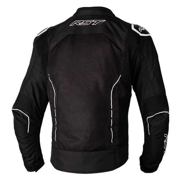 RST S1 Mesh CE Textile Jacket Black / White | Laguna Direct
