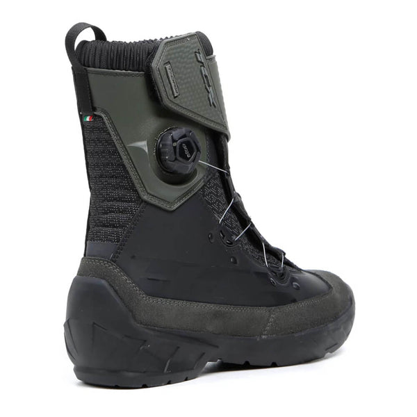 TCX Infinity 3 Waterproof Boots Black / Military Green | Laguna Direct