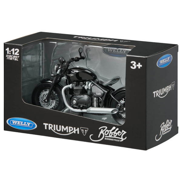 Triumph Bonneville Bobber 1:12 Scale Model (Welly) | Laguna Direct