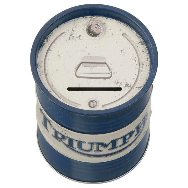 Triumph Oil Barrel Money Box | Laguna Direct