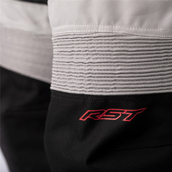 RST Endurance Textile Trousers Black / Silver / Red | Laguna Direct